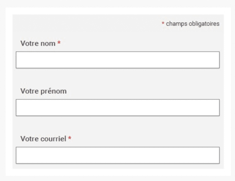 Champ obligatoire formulaire : nos 8 best practices